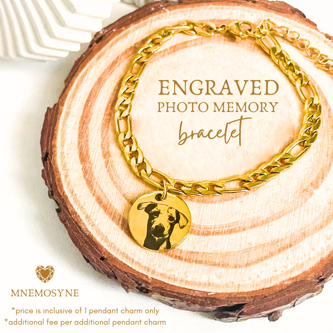 Engraved Photo Memory Bracelet – Mnemosyne